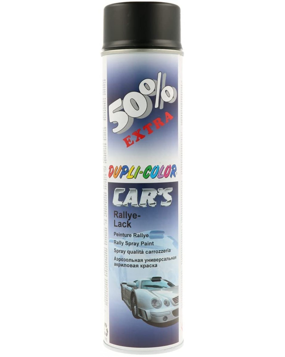 Dupli-Color Cars Σπρέι Αυτοκινήτου Μάυρο Ματ 600ml | MasterColor
