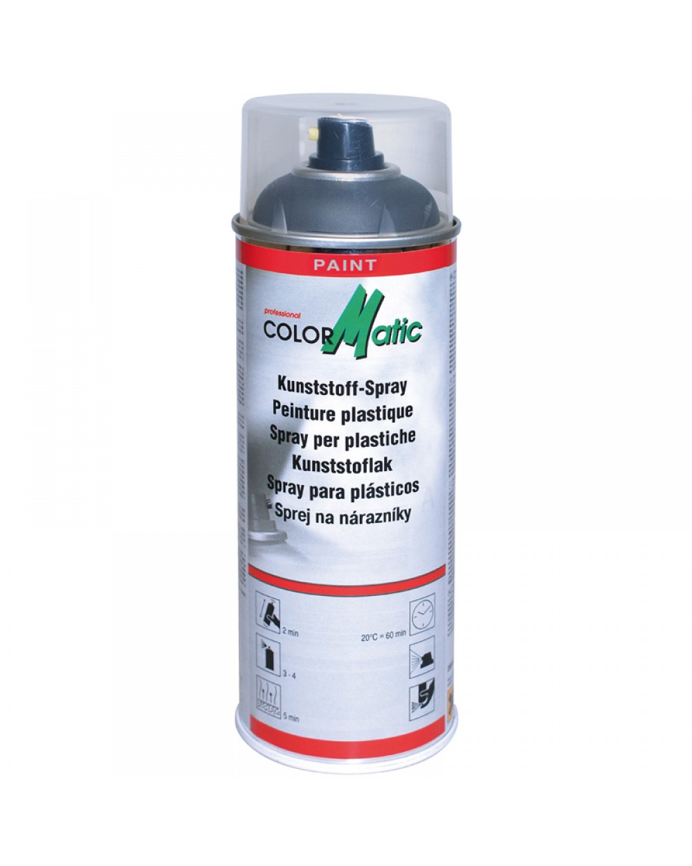 ColorMatic Σπρέι Βαφής Πλαστικών PS2 Γκρι Μεσαίο Μάτ 400ml | MasterColor