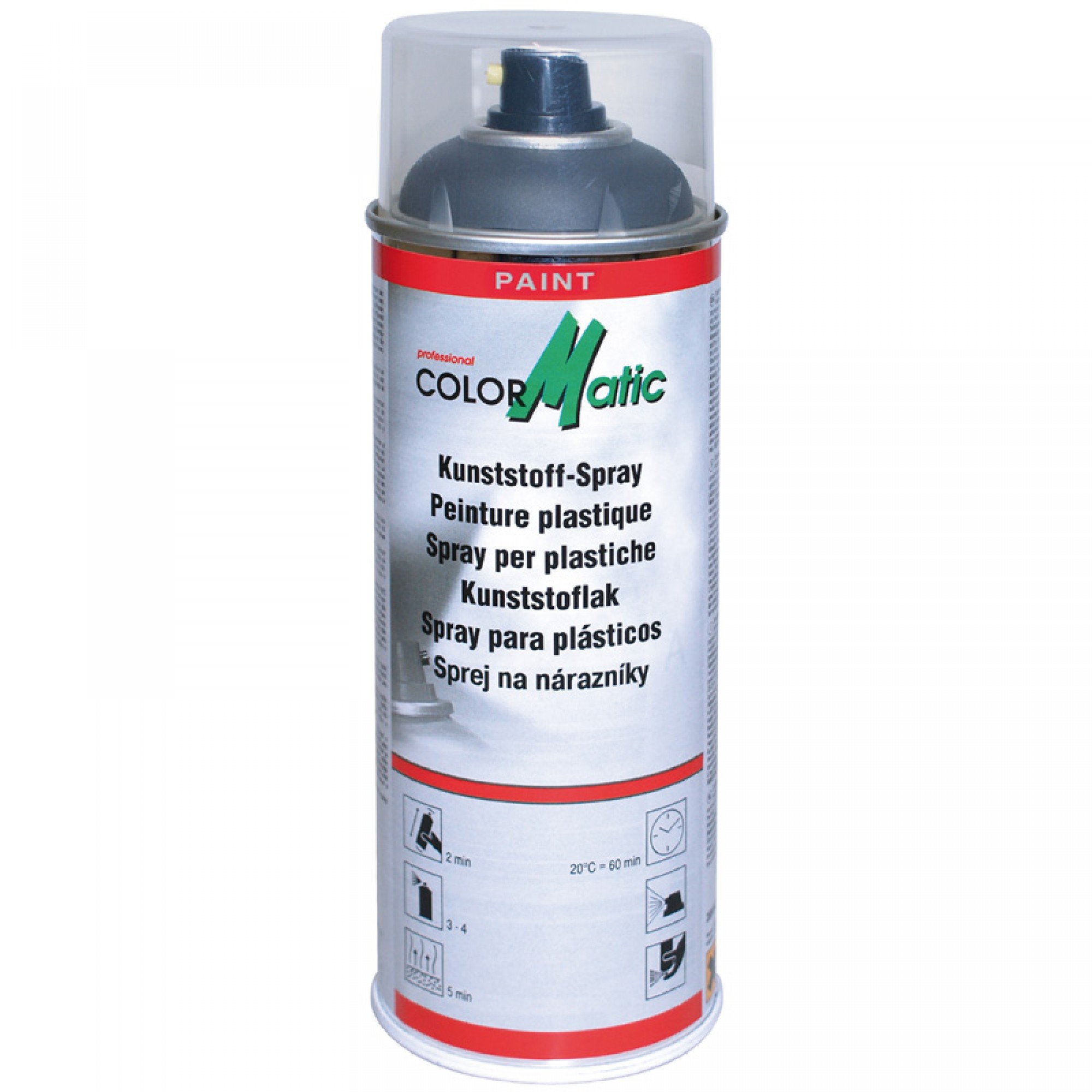 ColorMatic Σπρέι Βαφής Πλαστικών PS2 Γκρι Μεσαίο Μάτ 400ml | MasterColor
